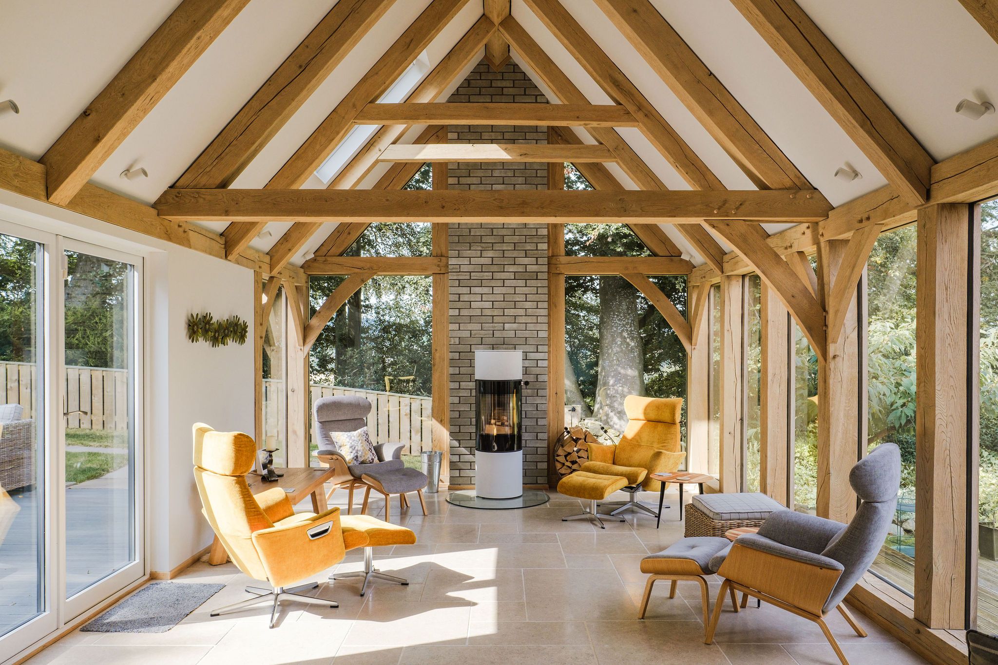 Oak Frame Extension, Ceres - Fife Architects